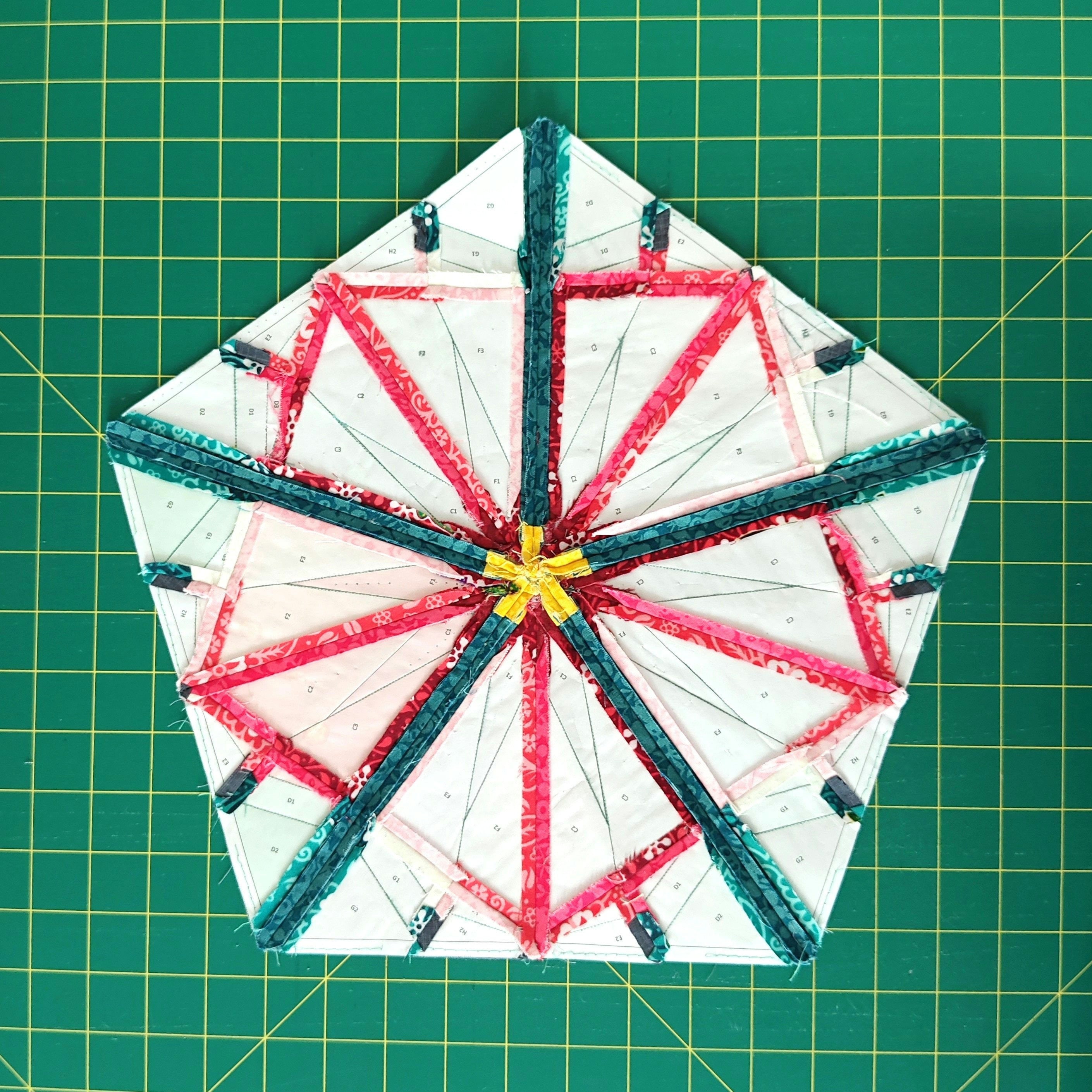 Hibiscus Flower Quilt Block FPP foundation Paper Piecing Printable PDF ...