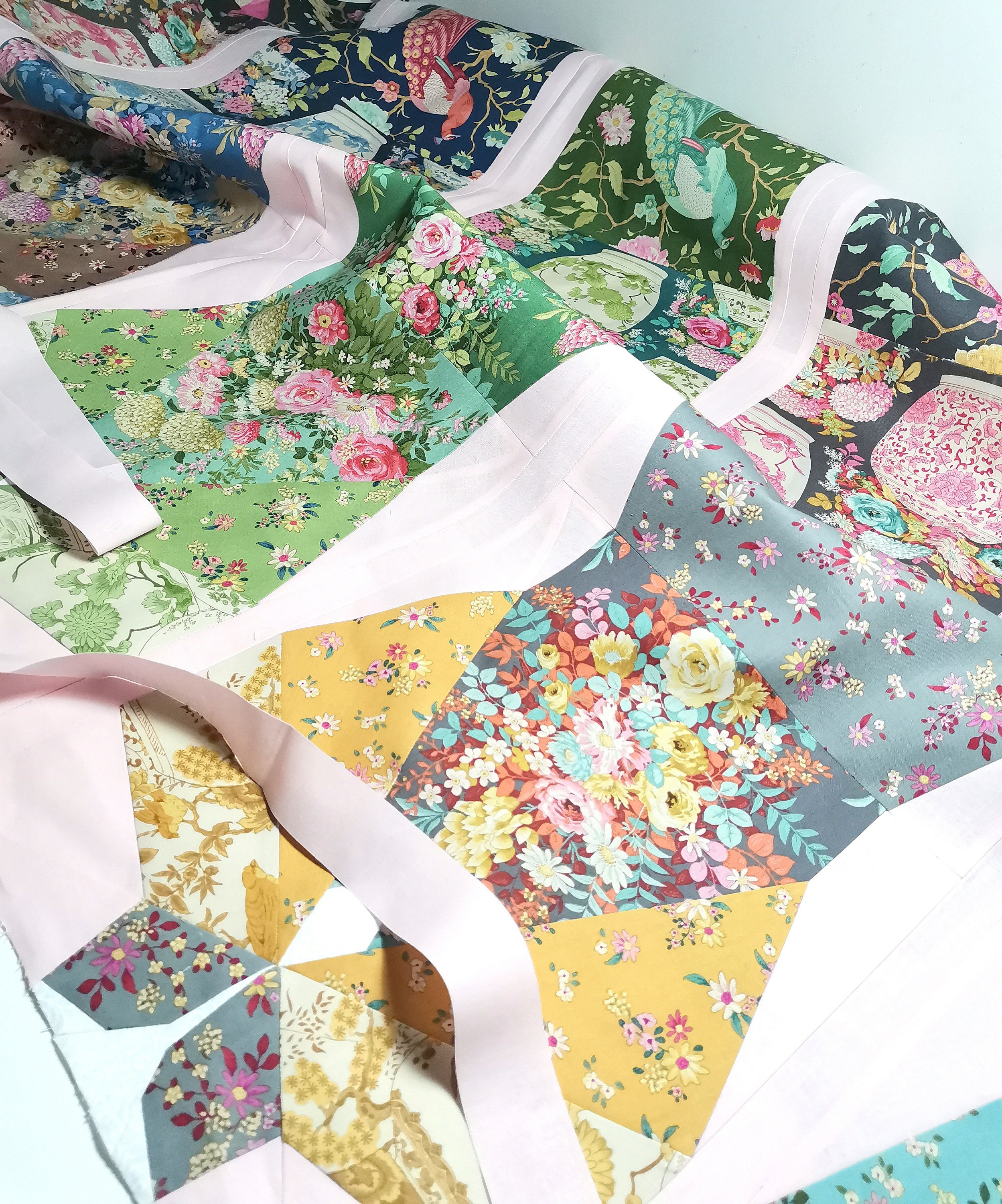 Cheongsam / Qipao Quilt Block FPP Printable PDF Pattern version 1 - Etsy