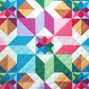 Sparkling Crystal Quilt - FPP Pattern and Tutorial With Pictorial ...