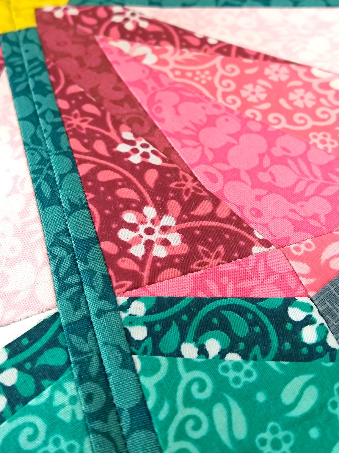 Hibiscus Flower Quilt Block FPP foundation Paper Piecing Printable PDF ...