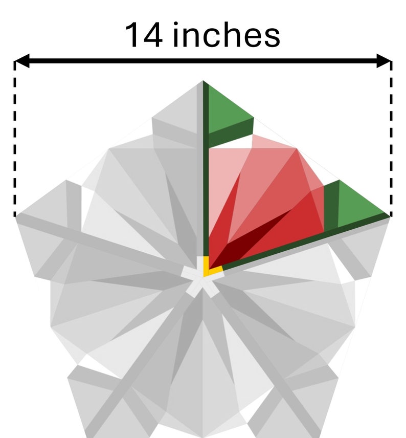 Hibiscus Flower Quilt Block FPP foundation Paper Piecing Printable PDF ...
