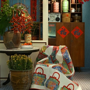 Vintage Purse Quilt Block FPP (foundation Paper Piecing) - Printable ...