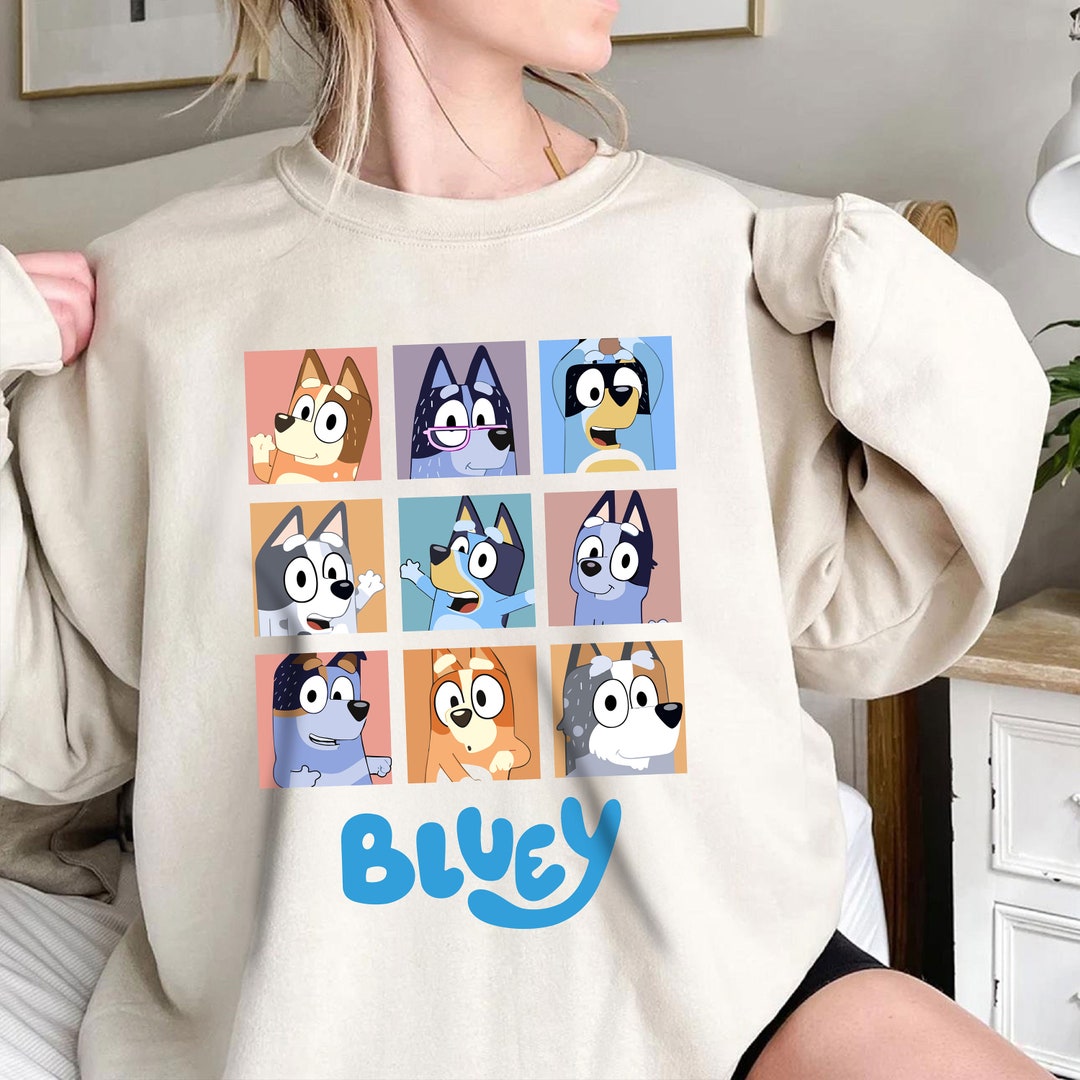 Bluey Sweatshirt Bluey Friends Shirt Friends of Bluey - Etsy