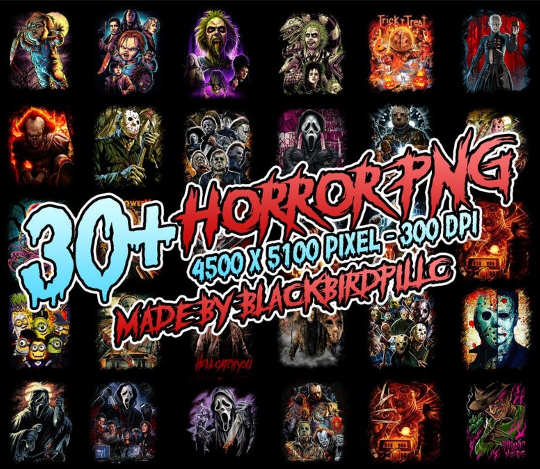 30 Horror Png Clipart Design Bundle Horror Png Clipart - Etsy