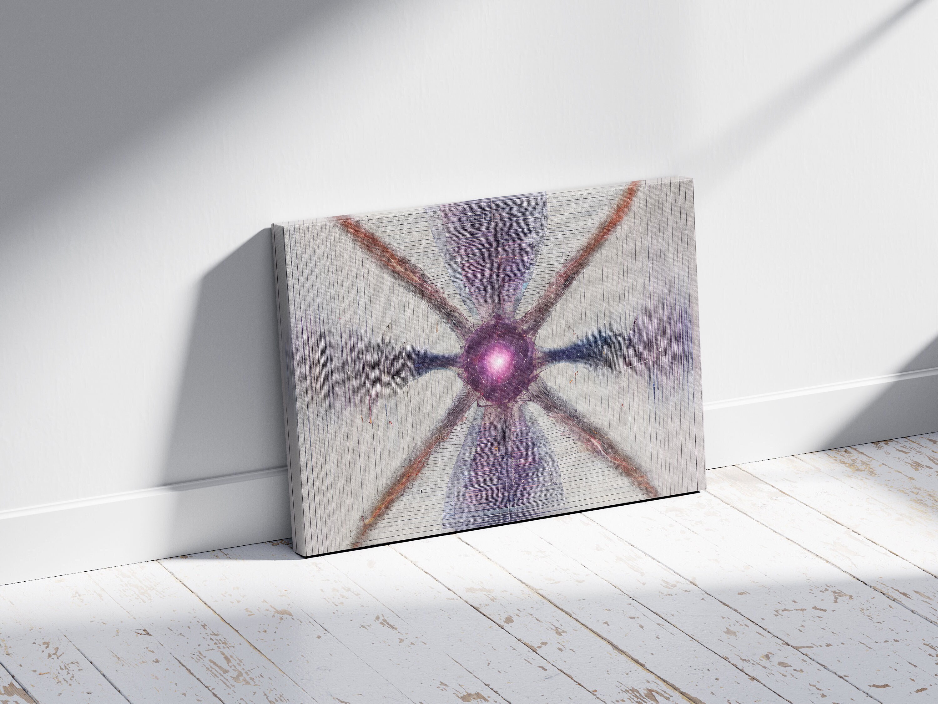 Earth's Natural Frequency Visualized: Stunning Canvas Print for ...