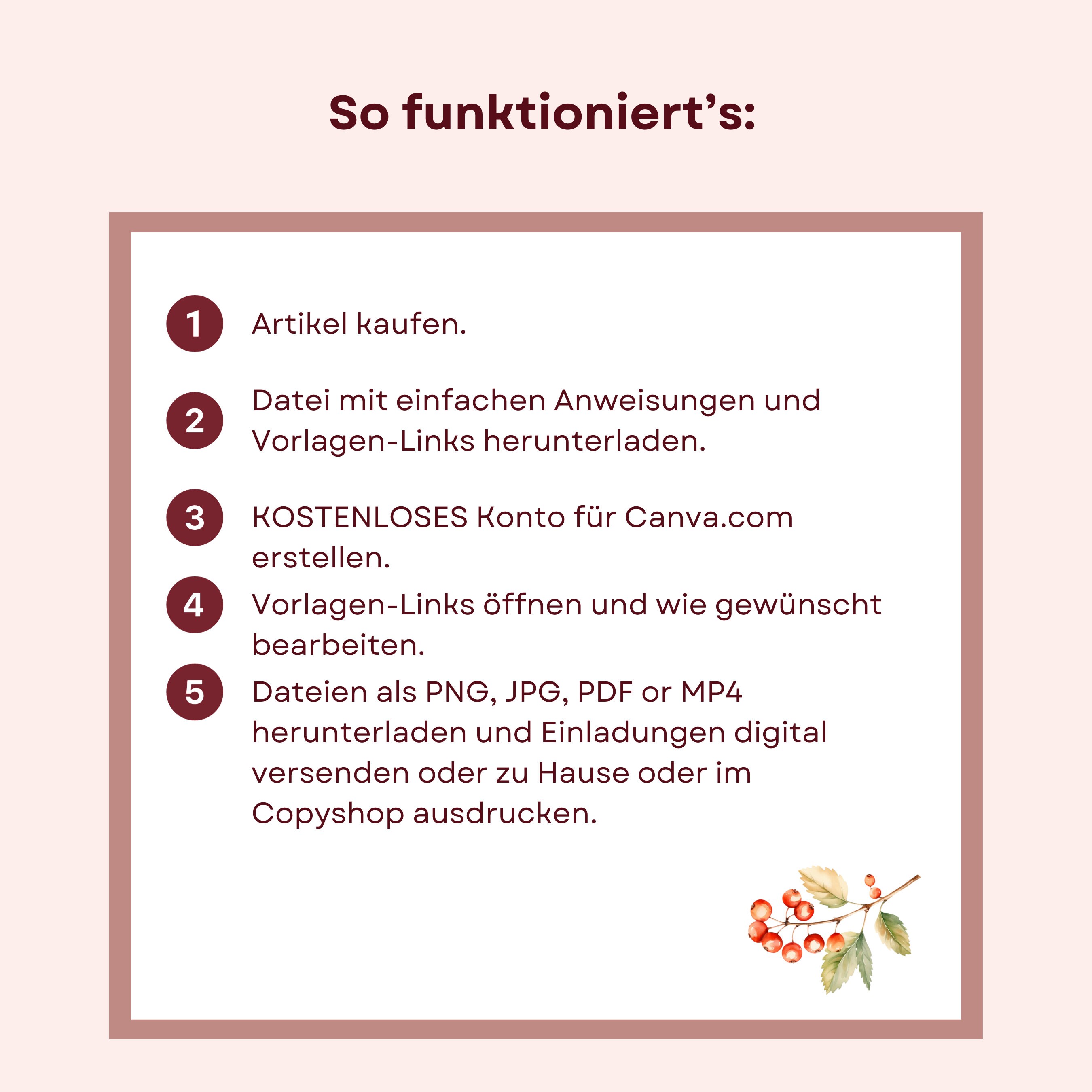 Editable Baby Shower Invitation German Template Autumn Digital - Etsy