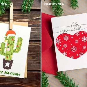 Feliz Navidad Message Graphics PNG SVG Bundle - Perfect for Printing ...