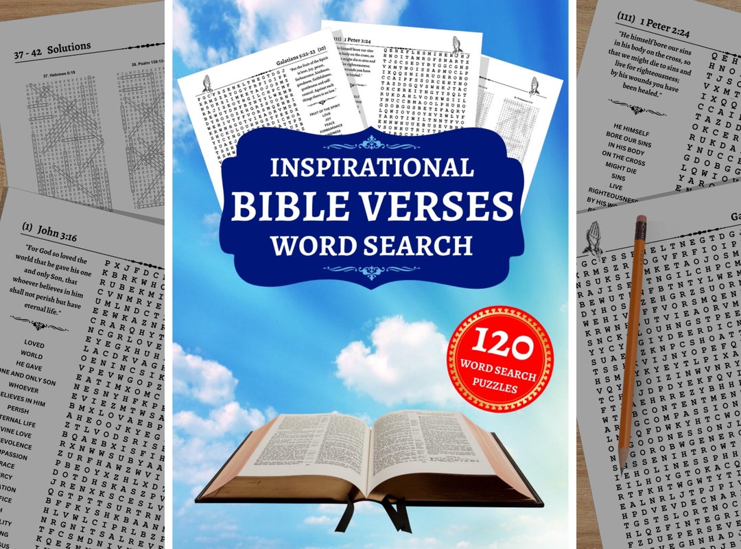 Bible Word Search Bible Verse Word Search Puzzle Christmas - Etsy