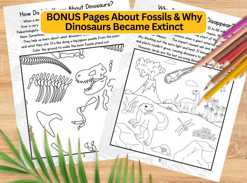 Dinosaur Coloring Pages for Kids - Printable T-rex, Triceratops ...