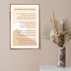 Noah’s Ark & the Flood Wall Art, Old Testament Bible Story ...