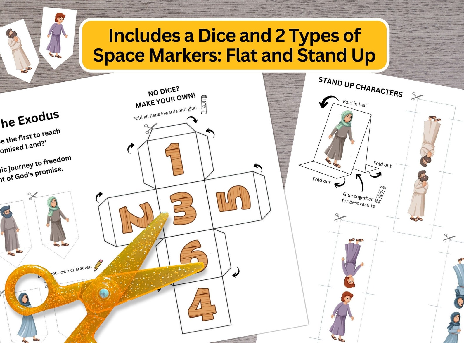 Bible Printable Game for Kids Moses and the Exodus Board Game Fun Bible ...