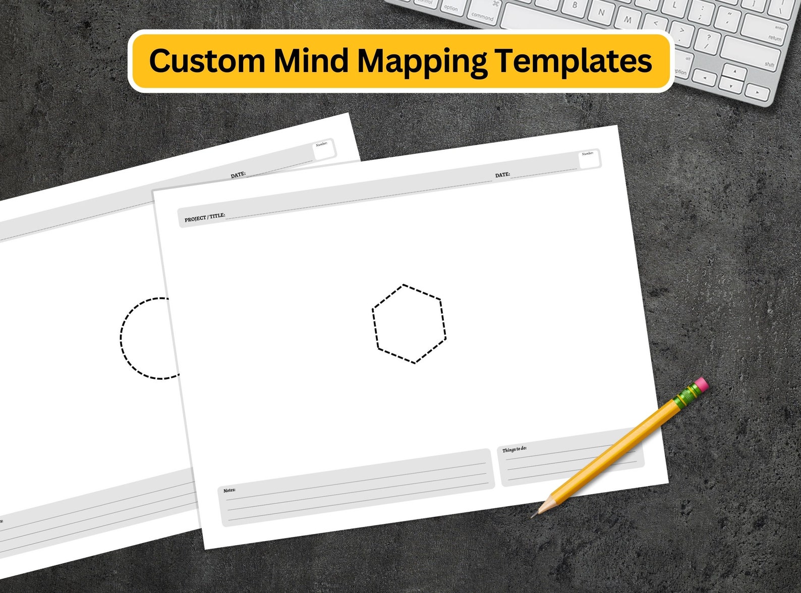 Mind Map Template Bundle, 30 Brain Dump Printables Idea Maps ...