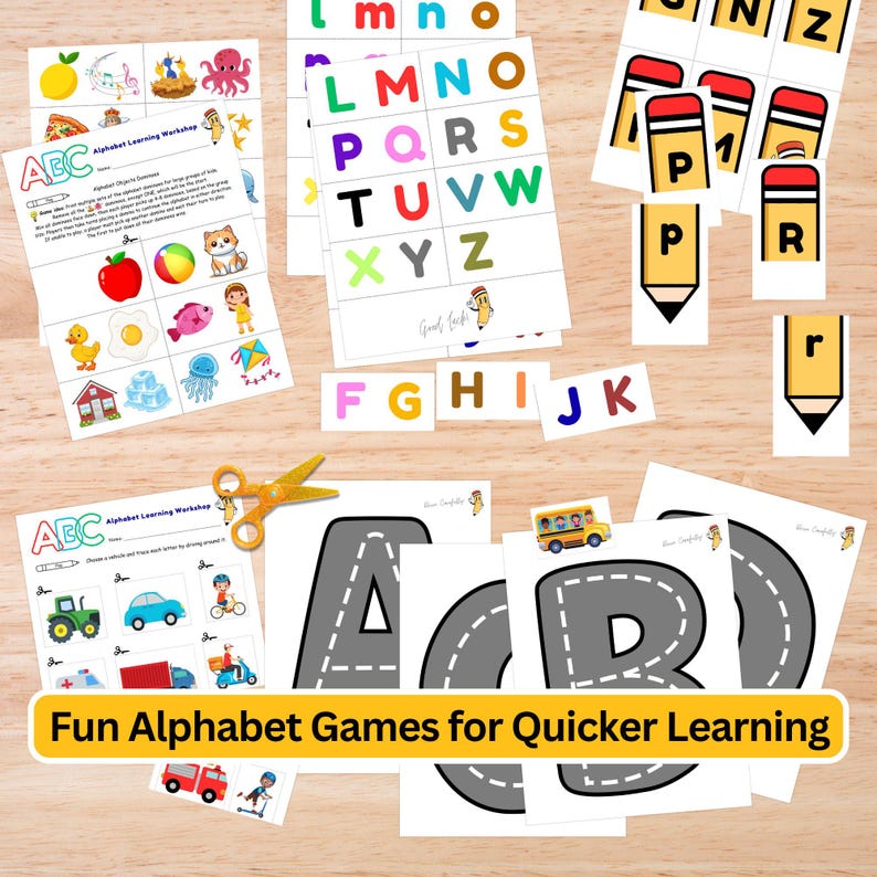 Alphabet Homeschooling Worksheet Activities: Printable ABC Tracing ...