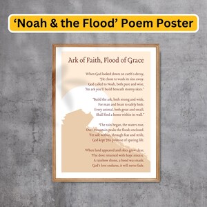 Noah’s Ark & the Flood Wall Art, Old Testament Bible Story ...