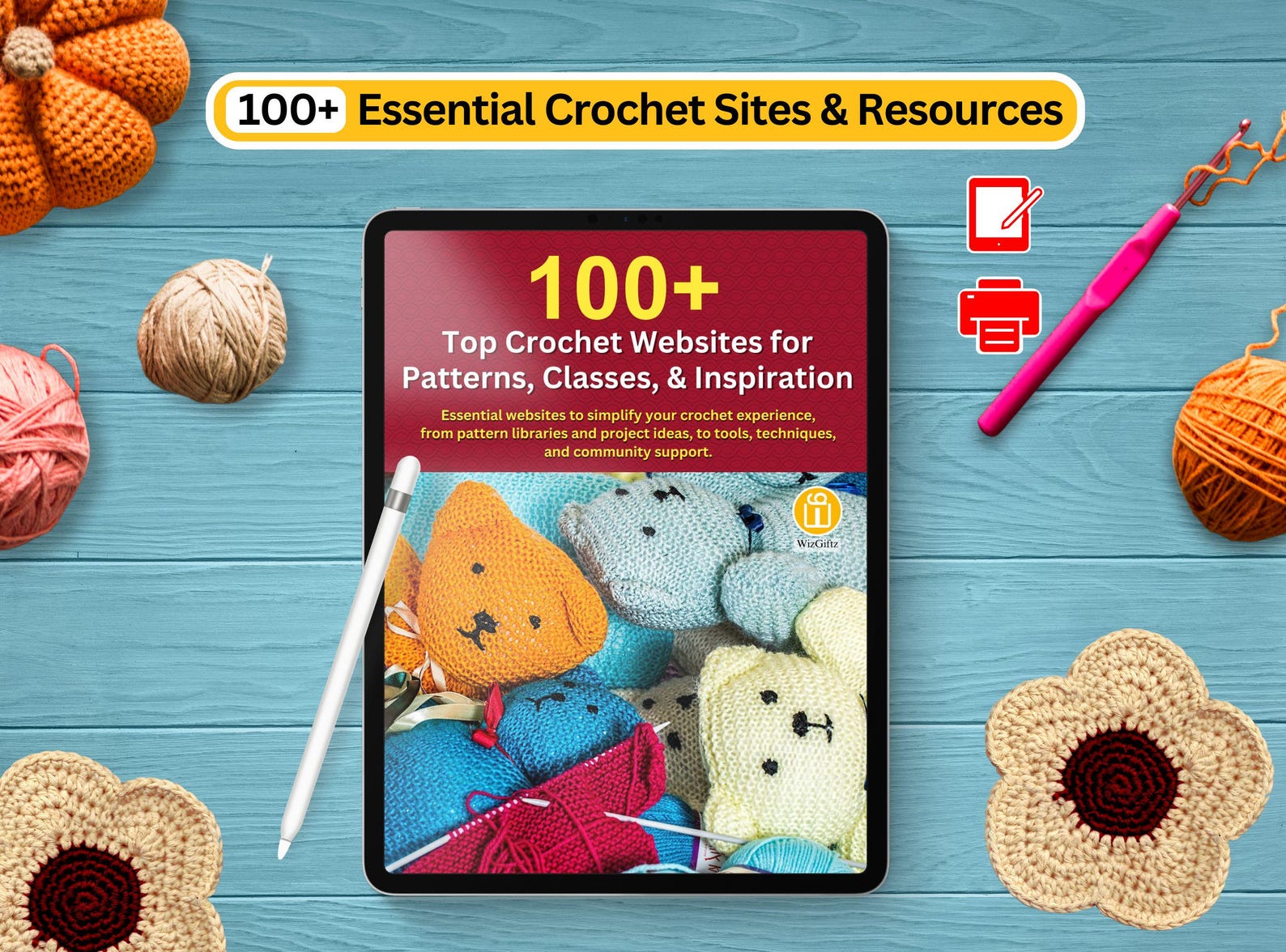 Crochet Guide 100+ Webpage Resources, Ideas, Projects, Learn to Crochet ...