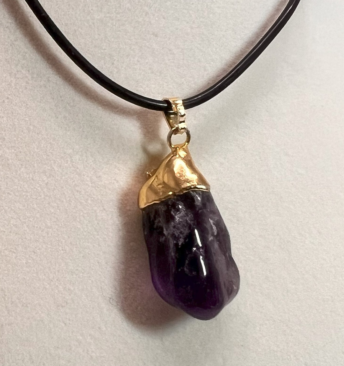Natural Amethyst Stone Necklace,natural Amethyst Necklace,women Healing ...