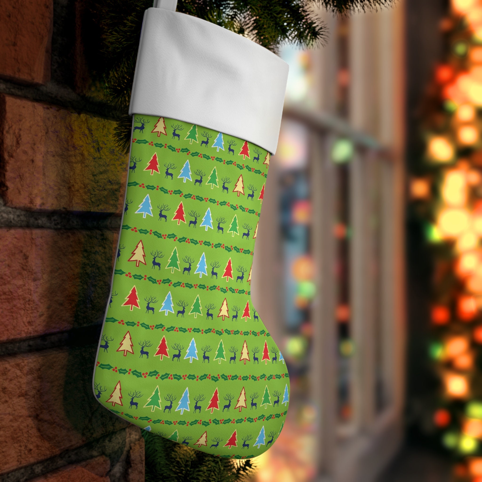 18 Green Digital Christmas Papers, Seamless Pattern, Christmas Home ...
