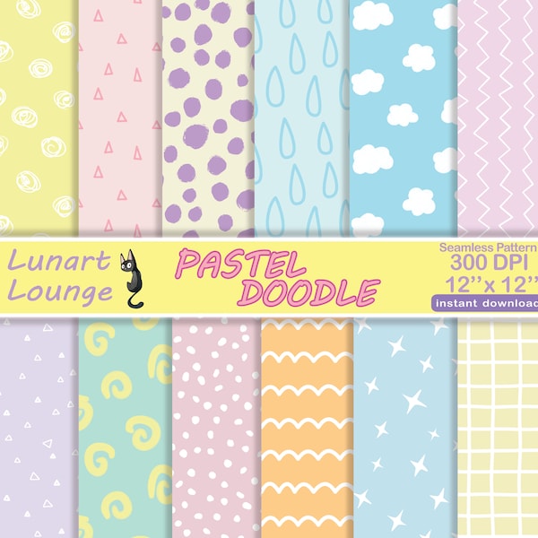 Doodle Wallpaper - Etsy