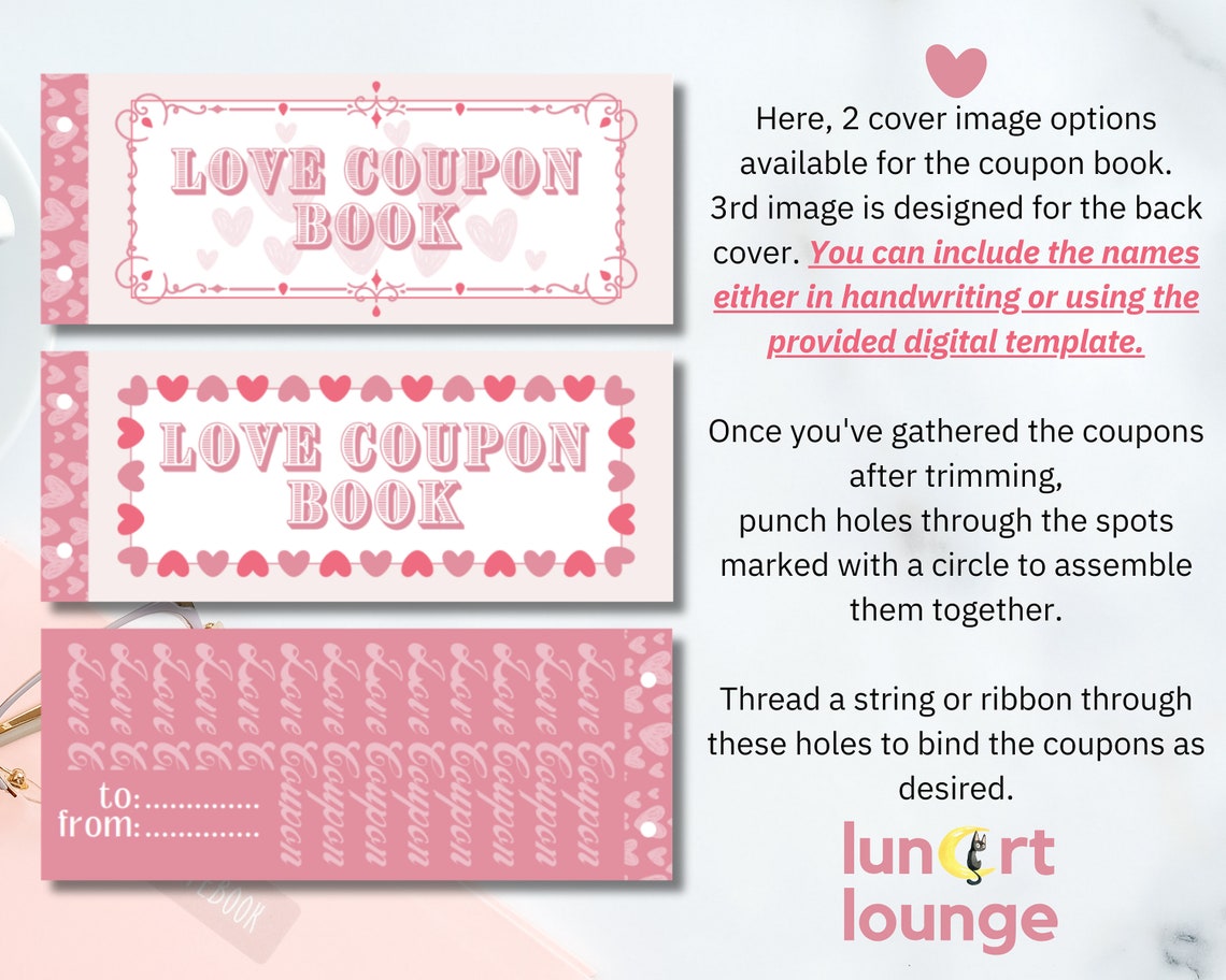 24 Love Coupons Printable, Editable Love Coupon Book,romantic Love ...