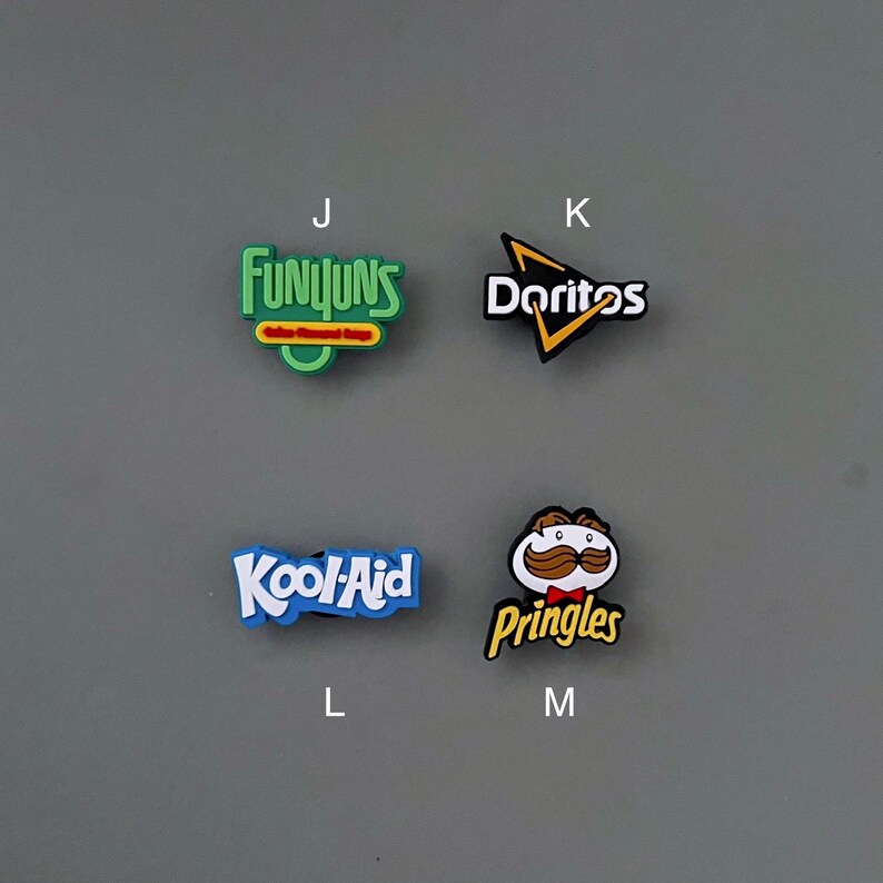 Hot Cheetos Takis Doritos Funyuns Pringles Kool Aid Shoe Charms Blue ...