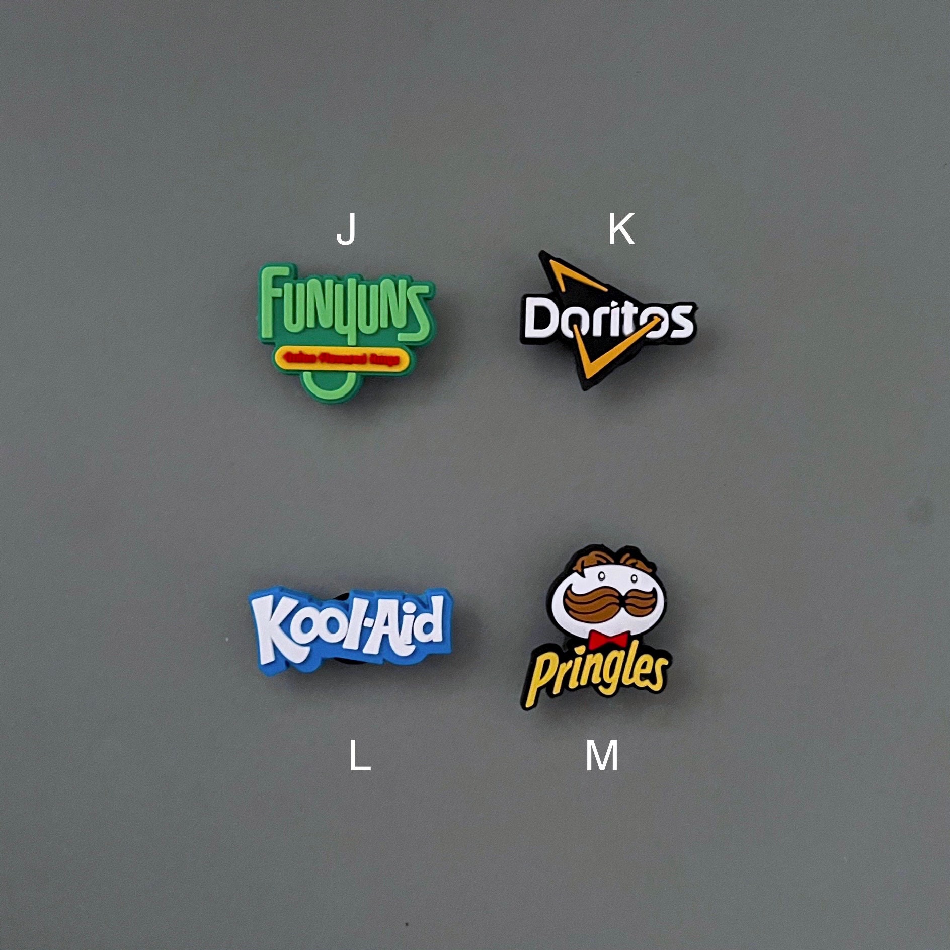 Hot Cheetos Takis Doritos Funyuns Pringles Kool Aid Shoe Charms Blue ...