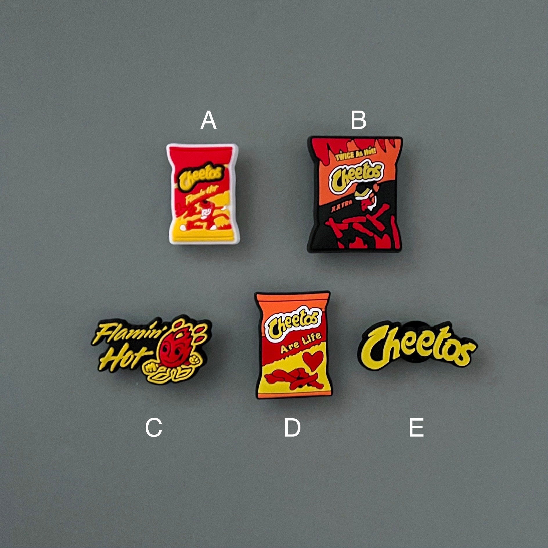 Hot Cheetos Takis Doritos Funyuns Pringles Kool Aid Shoe Charms Blue ...