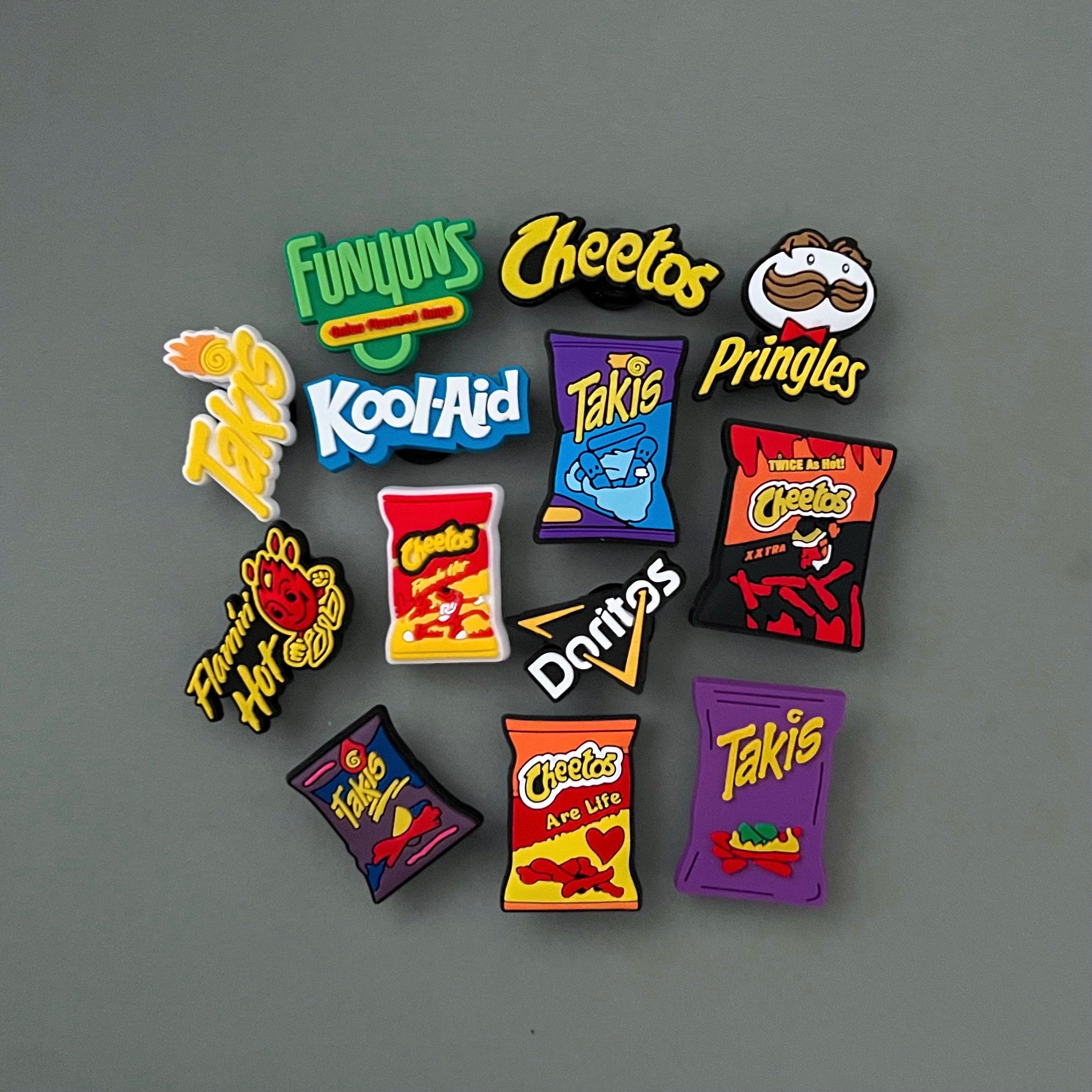 Hot Cheetos Takis Doritos Funyuns Pringles Kool Aid Shoe Charms Blue ...