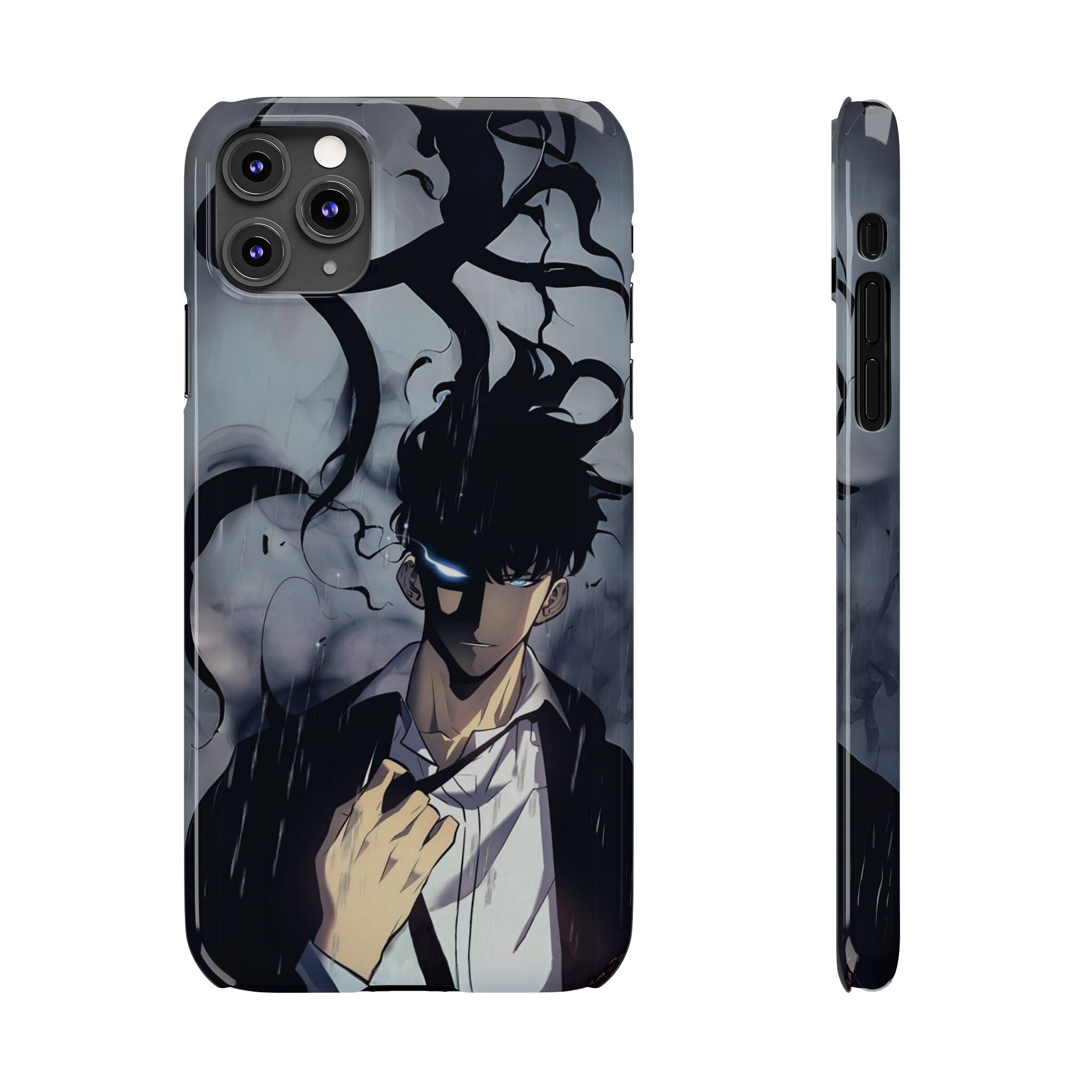 Solo Leveling iPhone Case, Sung Jin Woo Phone Case, Anime iPhone Case ...