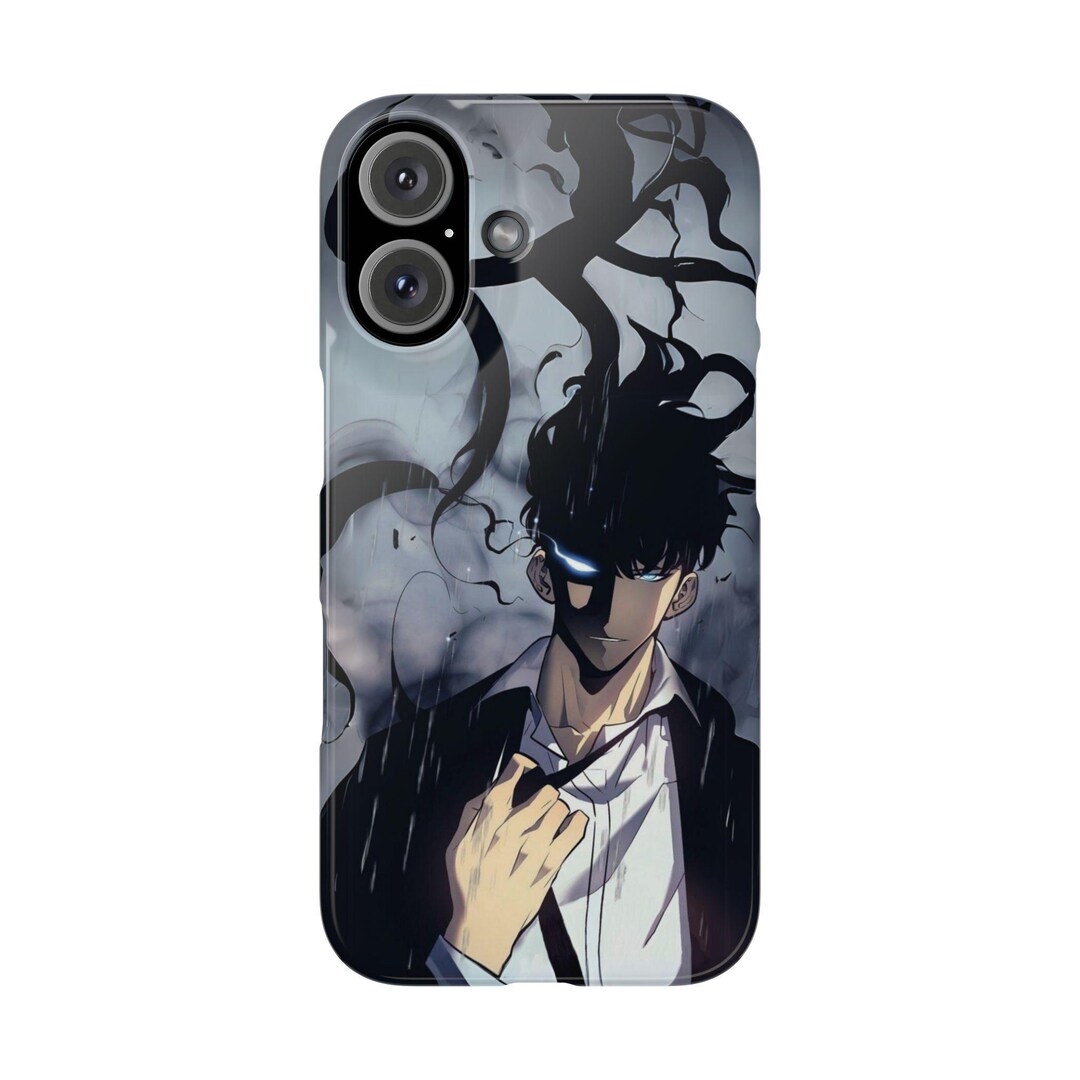 Solo Leveling Anime Case, Sung Jin Woo iPhone Case, Solo Leveling Sung ...
