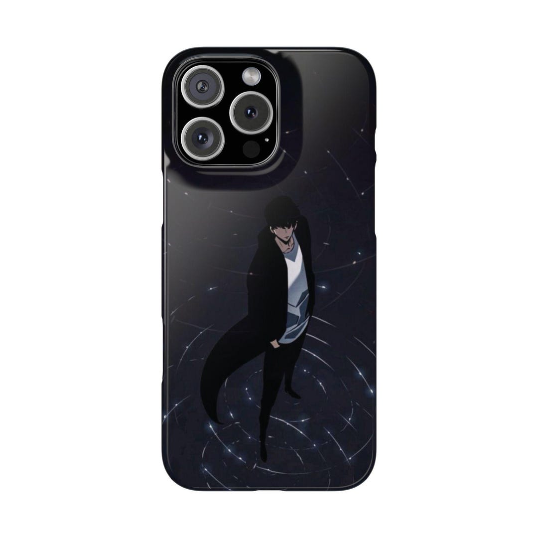 Sung Jin Woo iPhone Case, Shadow Monarch Sung Jin Woo, Solo Leveling ...