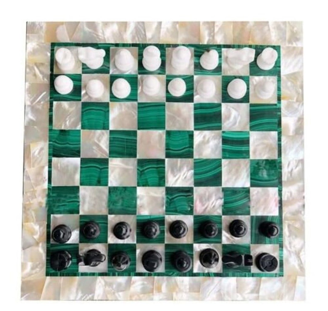 Marble Chess Board / Luxury Chess Table for Living Room Decor / Marble ...