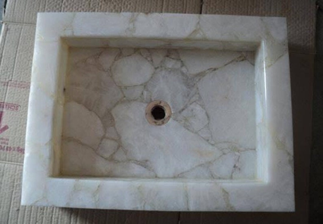 White Quartz Wash Basin / Quartz Bathroom Sink / Quartz Stone Kitchen ...