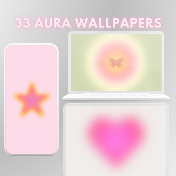 Aura Wallpaper for Desktop - Etsy