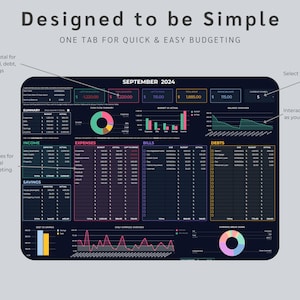 Simple Budget Planner Spreadsheet | Monthly Paycheck Budget | Google ...