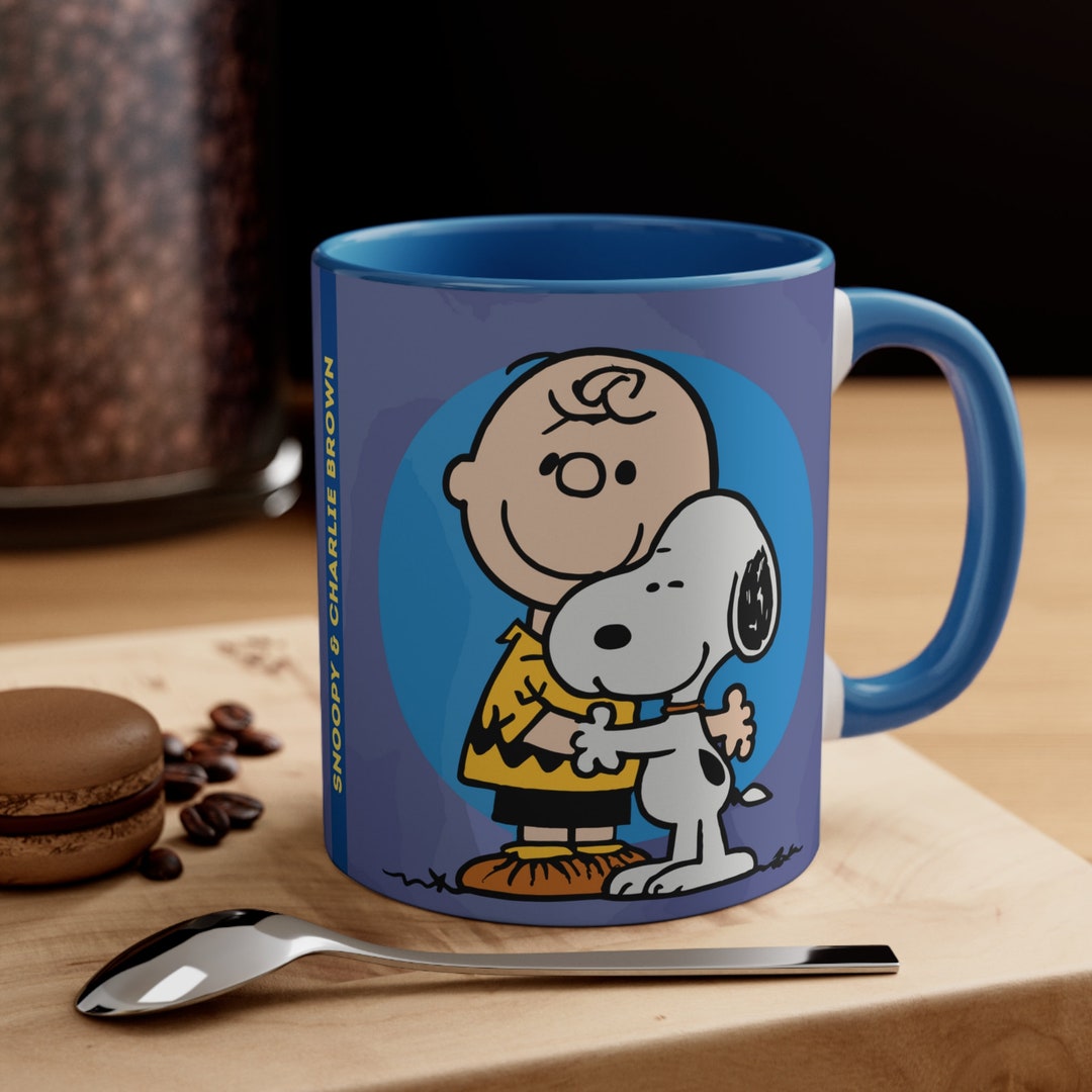 Snoopy and Charlie Brown Mugs Charlie Brown Mug Cute Mugs Snoopy Mug ...