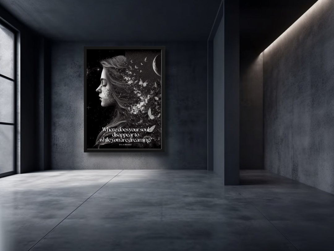 Ai Art: Where Does Your Soul Disappear While You Dream Art as - Etsy