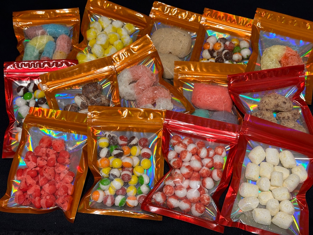 Freeze Dried Candy Ultimate Sample Variety Pack of 100 Bags | These ...