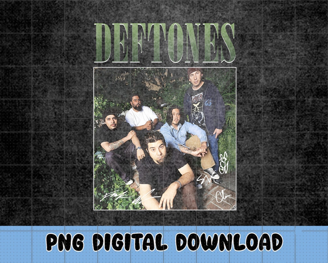 DEFTONES T Shirt Design. PNG Digital 4500x5100 Px. ROCK, Metal, Retro ...