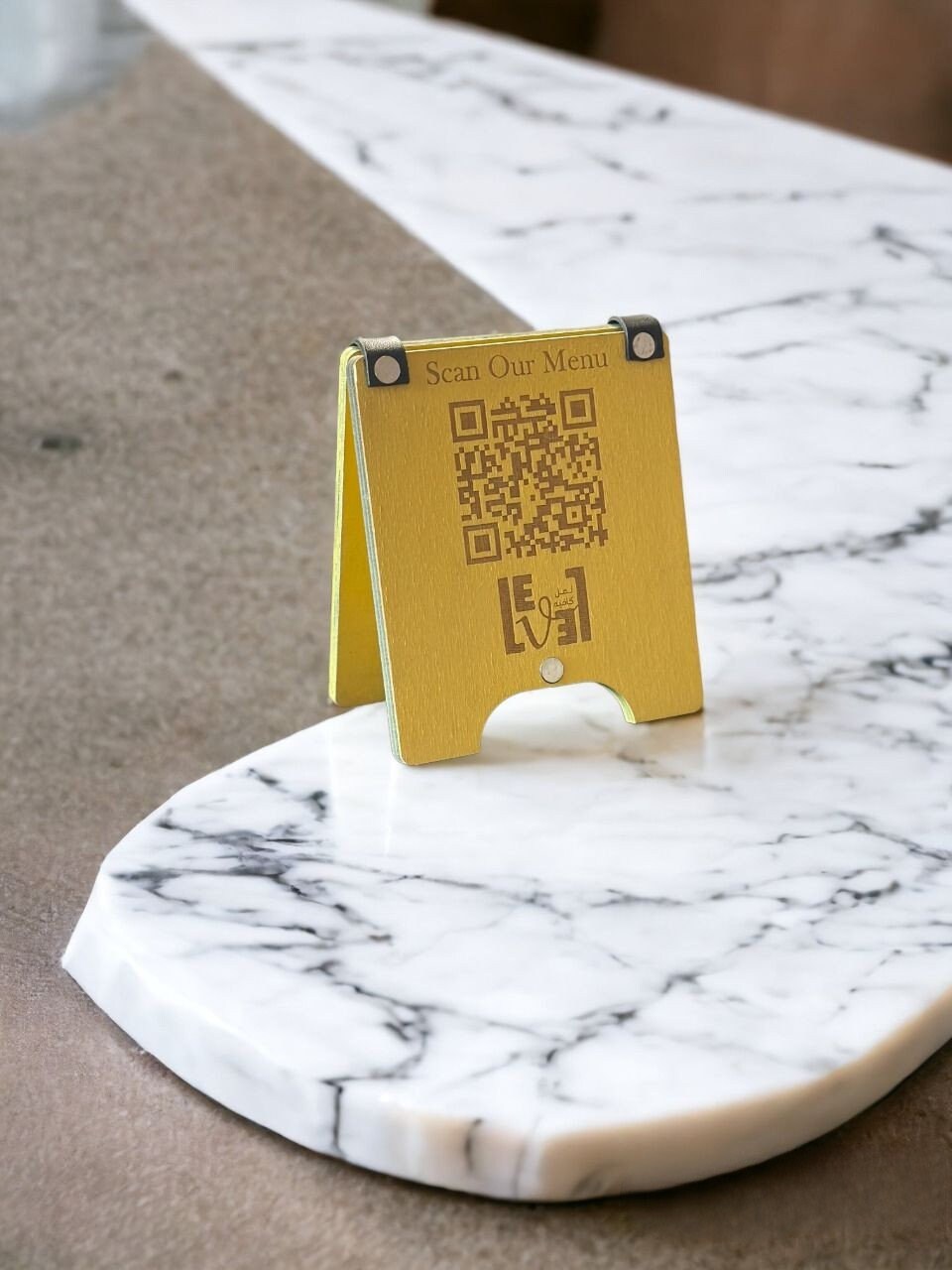 Custom QR Code Table Sign, QR Code Menu, QR Code Menu Sign, Wooden Qr ...
