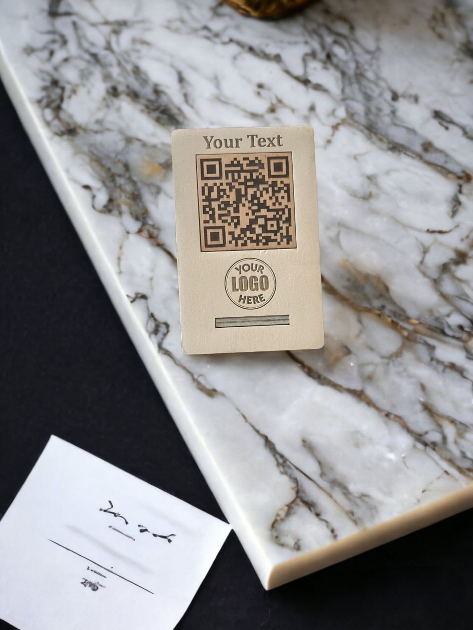 Custom QR Code Table Sign, QR Code Menu, QR Code Menu Sign, Wooden Qr ...