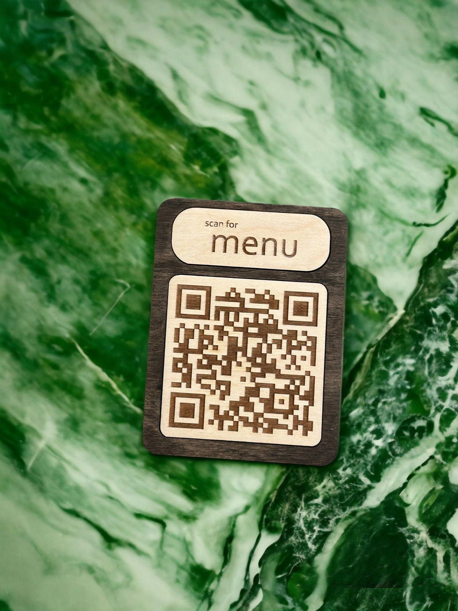 Custom Qr Code Table Sign Qr Code Menu Qr Code Menu Sign Etsy 
