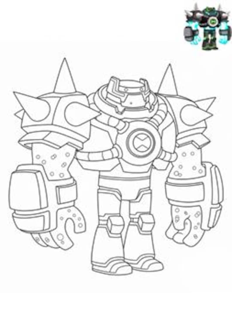 Ben 10 Unique Coloring Book for Kids 46 Pages - Etsy