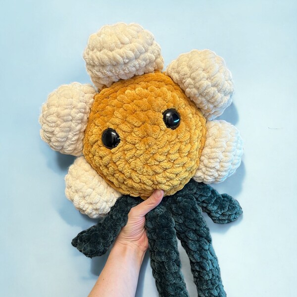 Large Crochet Flower - Etsy