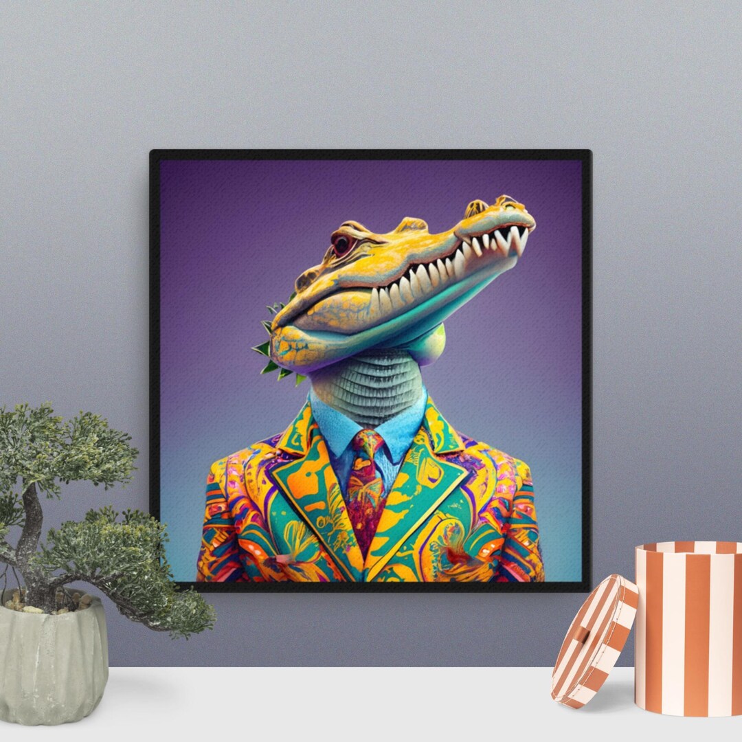 Snappy Dresser Wall Art AI Art Canvas Print AI Wall Art - Etsy
