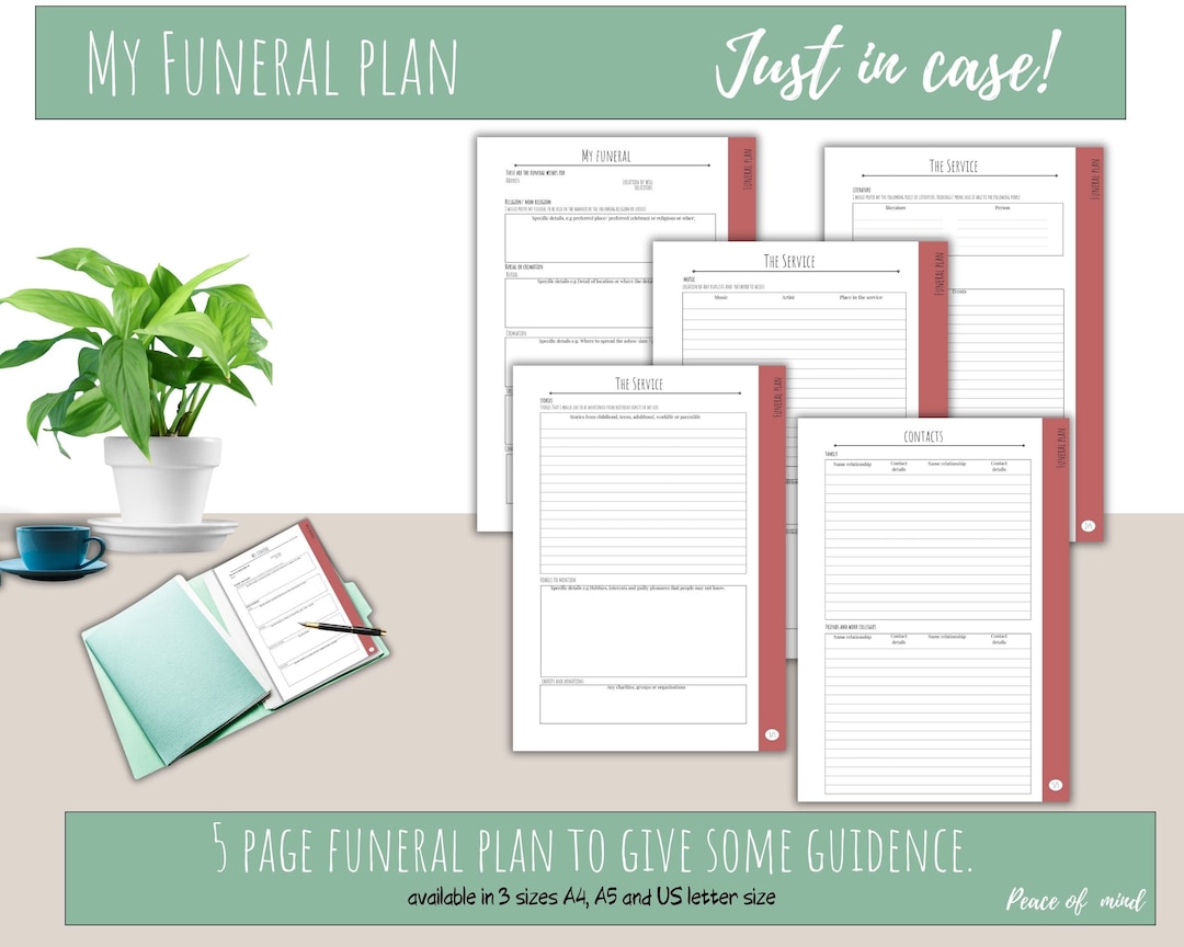Funeral Plan in Case of Sudden Death to Help Your Family Know Your ...