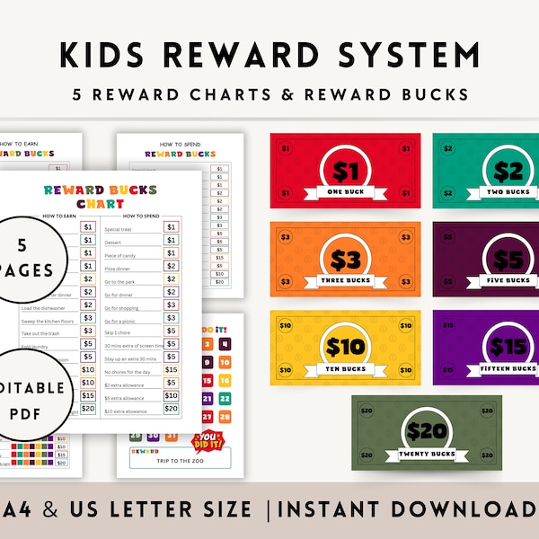Kids Reward System - Etsy