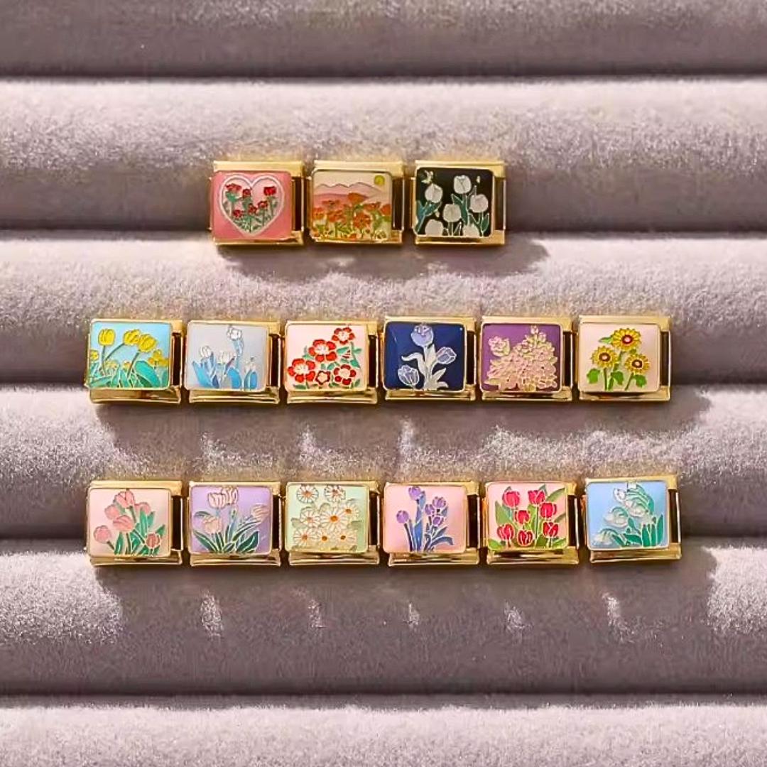 Custom Italian Charms, Charms Only, Personalized Italy Charms, Gold ...