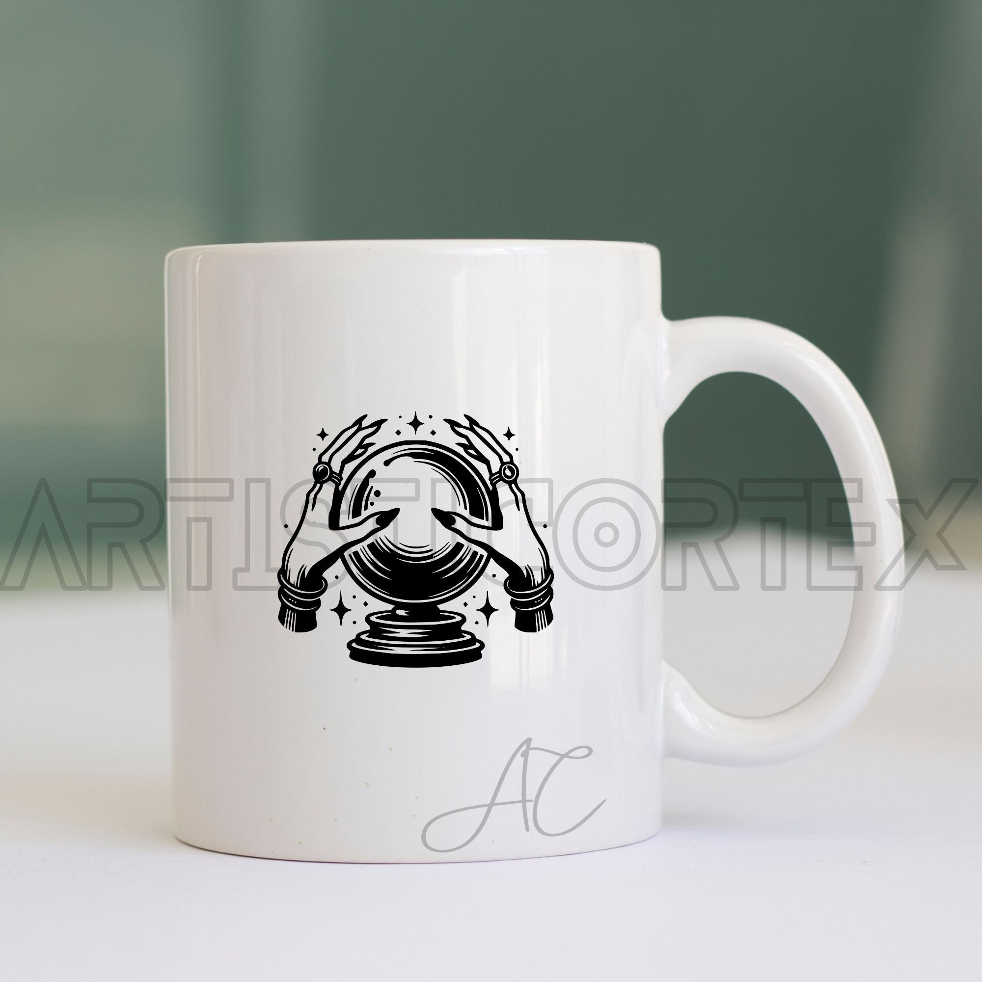 Crystal Ball SVG Bundle, Magic Ball PNG, Fortune Teller Clipart, Hand ...