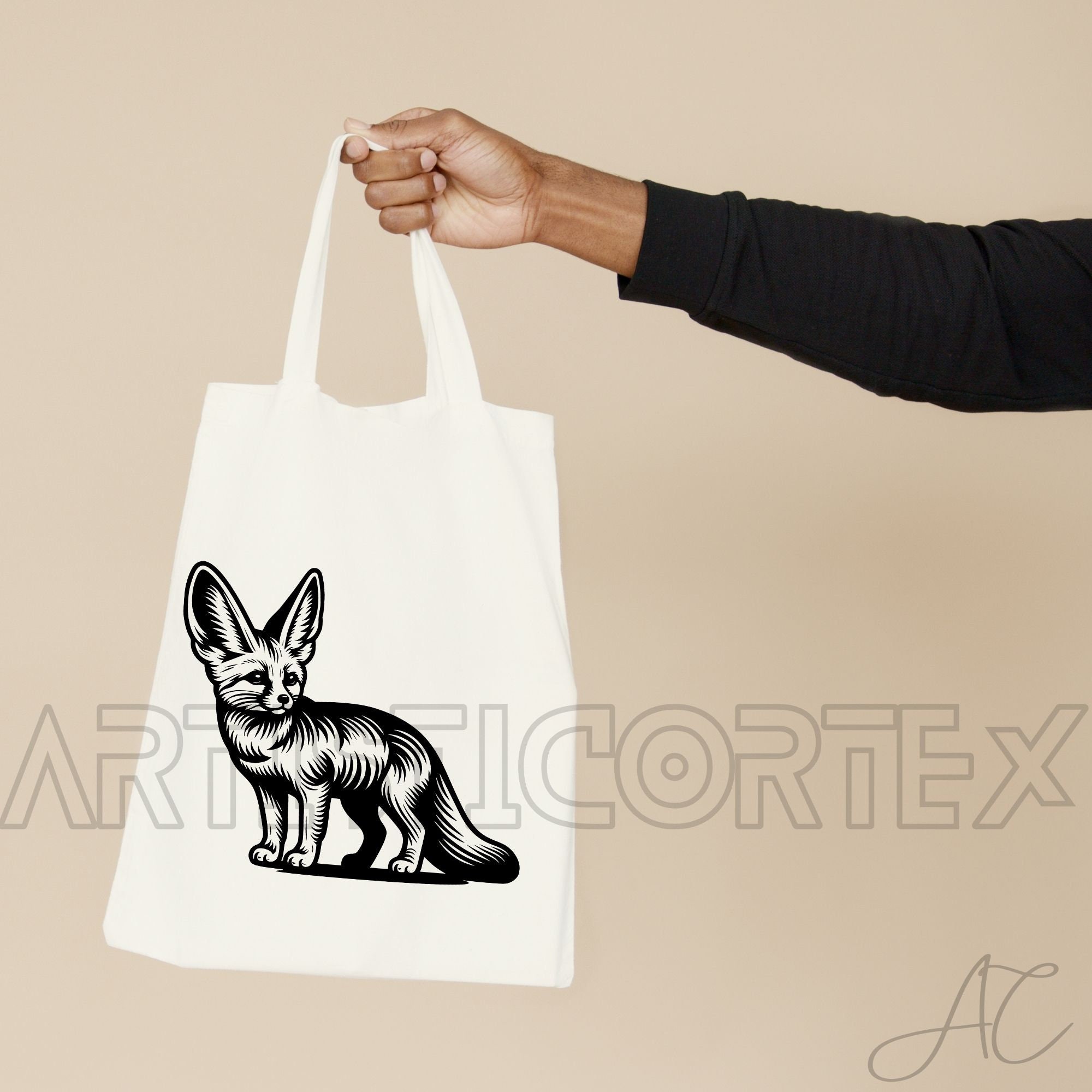 Fennec Fox SVG Bundle, Fennec Fox With Flowers PNG, Cute Fennec Fox ...