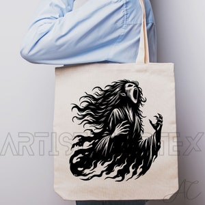 Banshee SVG Bundle, Banshee Scream PNG ,banshee Face Clipart, Hand ...